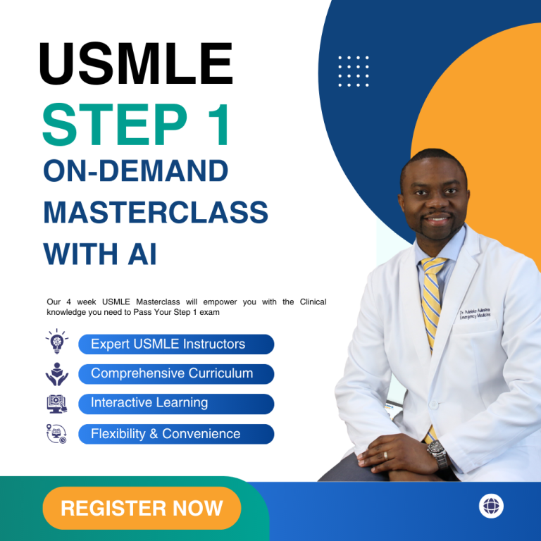 USMLE Step 1 On-Demand Masterclass with AI & Self Paced USMLE Course ...